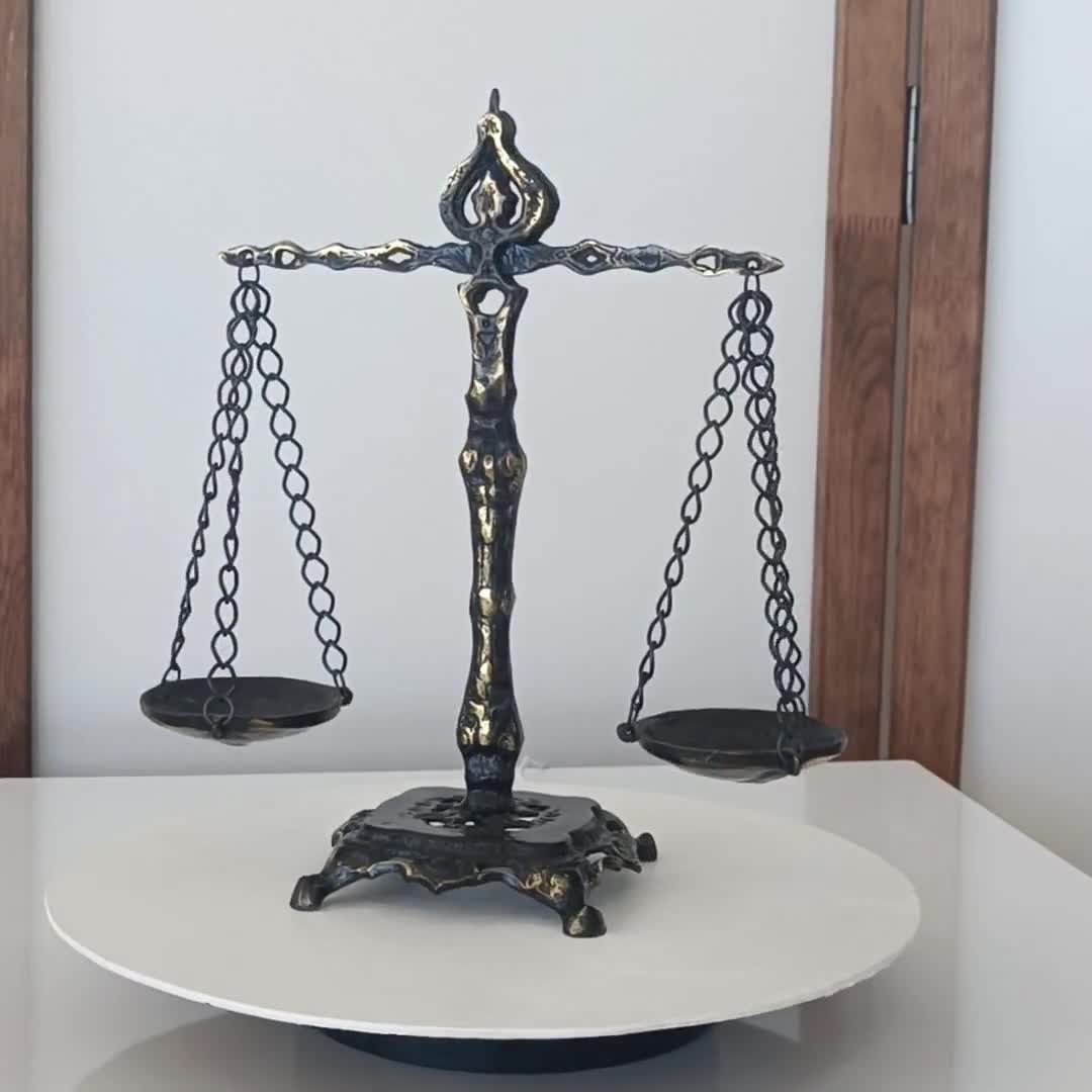 Uneven Justice Scale 1 Piece Vintage Balance Scales Ornament As Shown