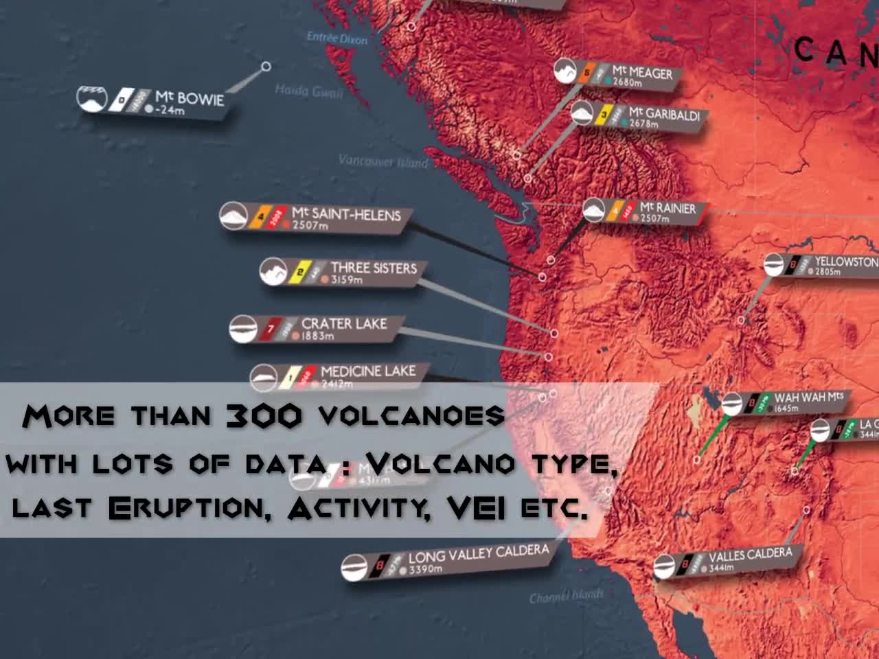 El Mapa De Los Volcanes En El Mundo Mapas De El Orden