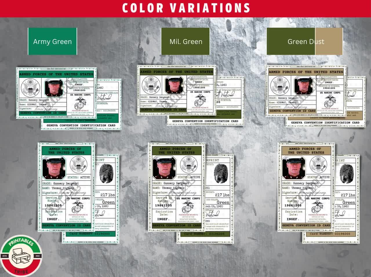Retired Military Id Card Colors Rooftop Reviews: Baffled