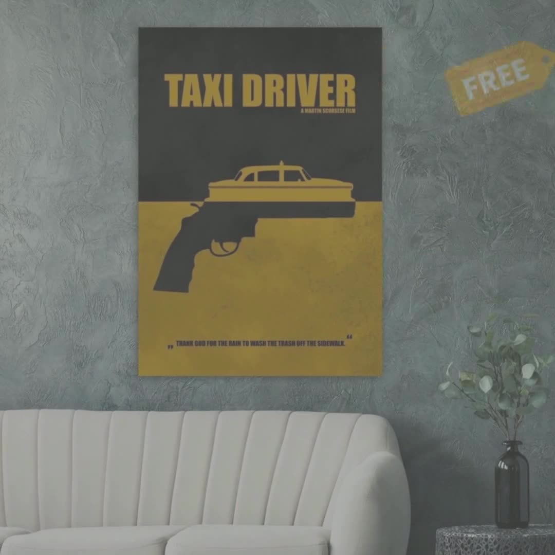 Taxi Driver Poster Guns Taxidriver #martinscorsese... Minimal Movie