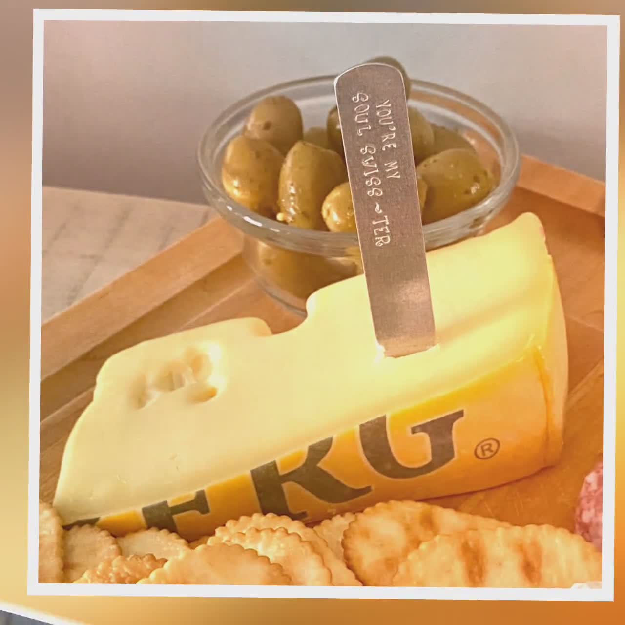 Dessert Toppers Kichvoe Cheese Markers Set - 6 Reusable Slate Labels ...