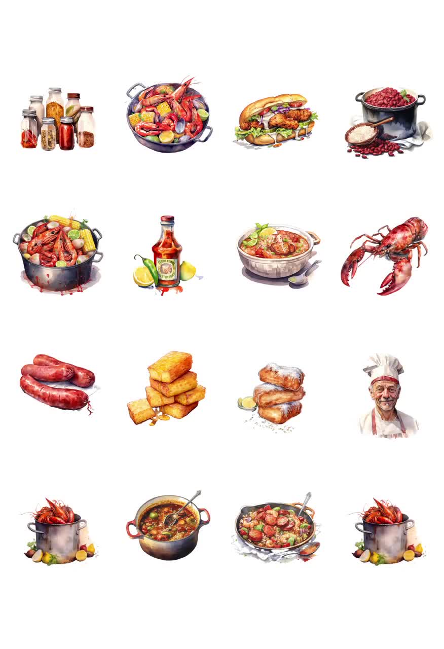Cajun Border Clipart