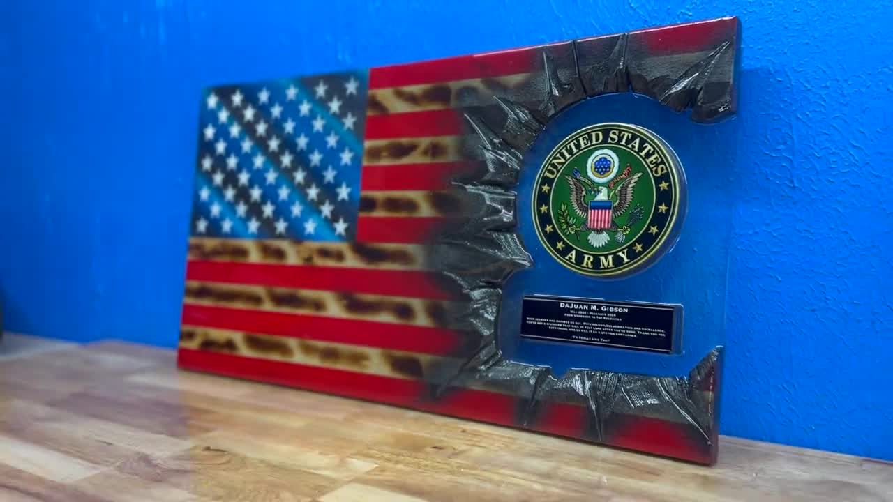Animated American Flag Army