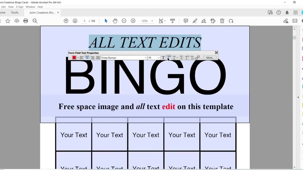 Bingo Card Template Excel Bingo Card Generator — Joe Collins