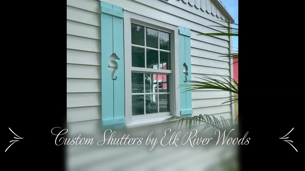 Coastal Cottage Shutters Cottage Shutters Etsy