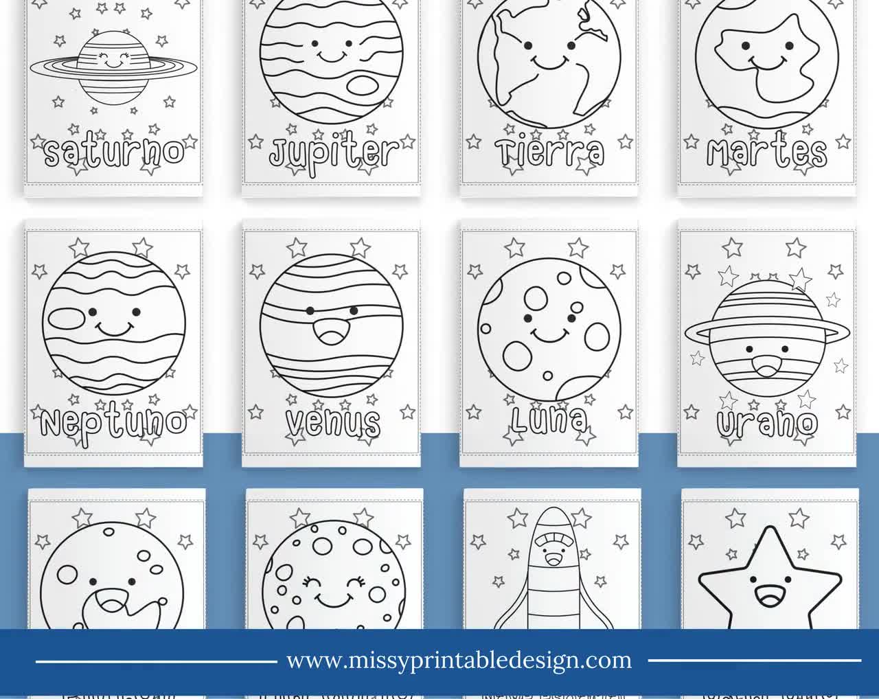 Dibujos De Los Planetas Para Colorear Descargar E Imprimir Colorear