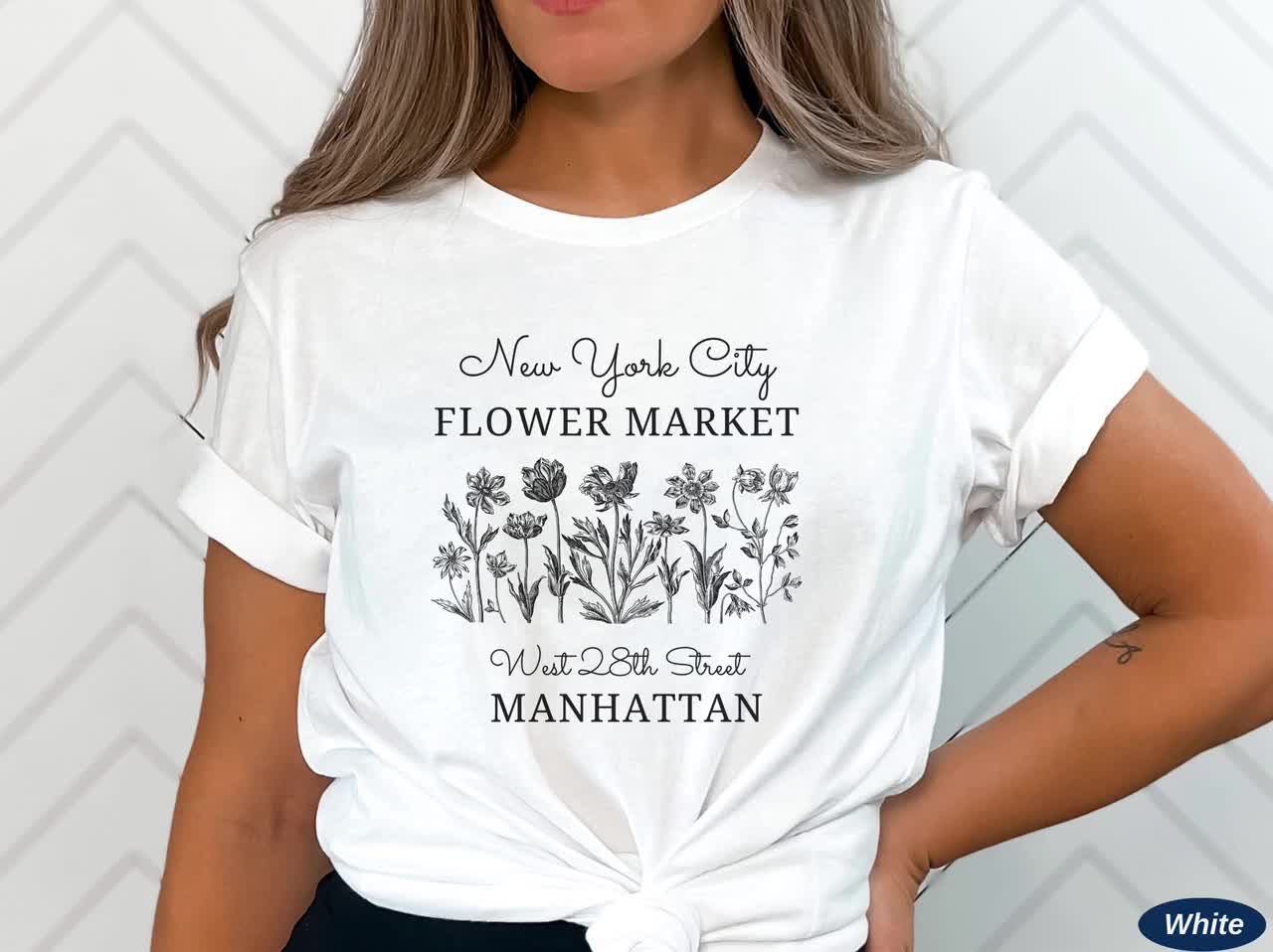 Flower Shirts With Numbers