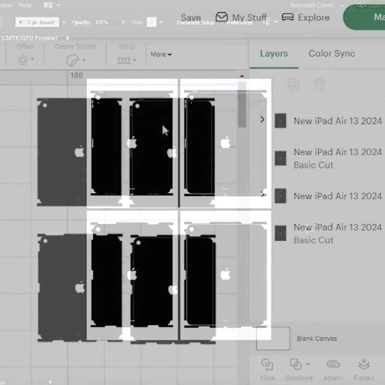 ipad mini 7 skin template
