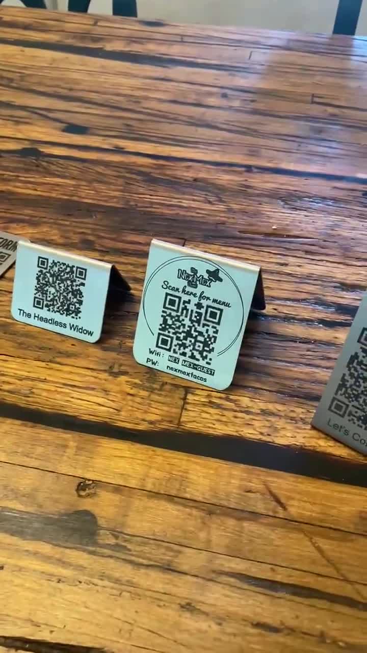 Metal Business Cards With Qr Code