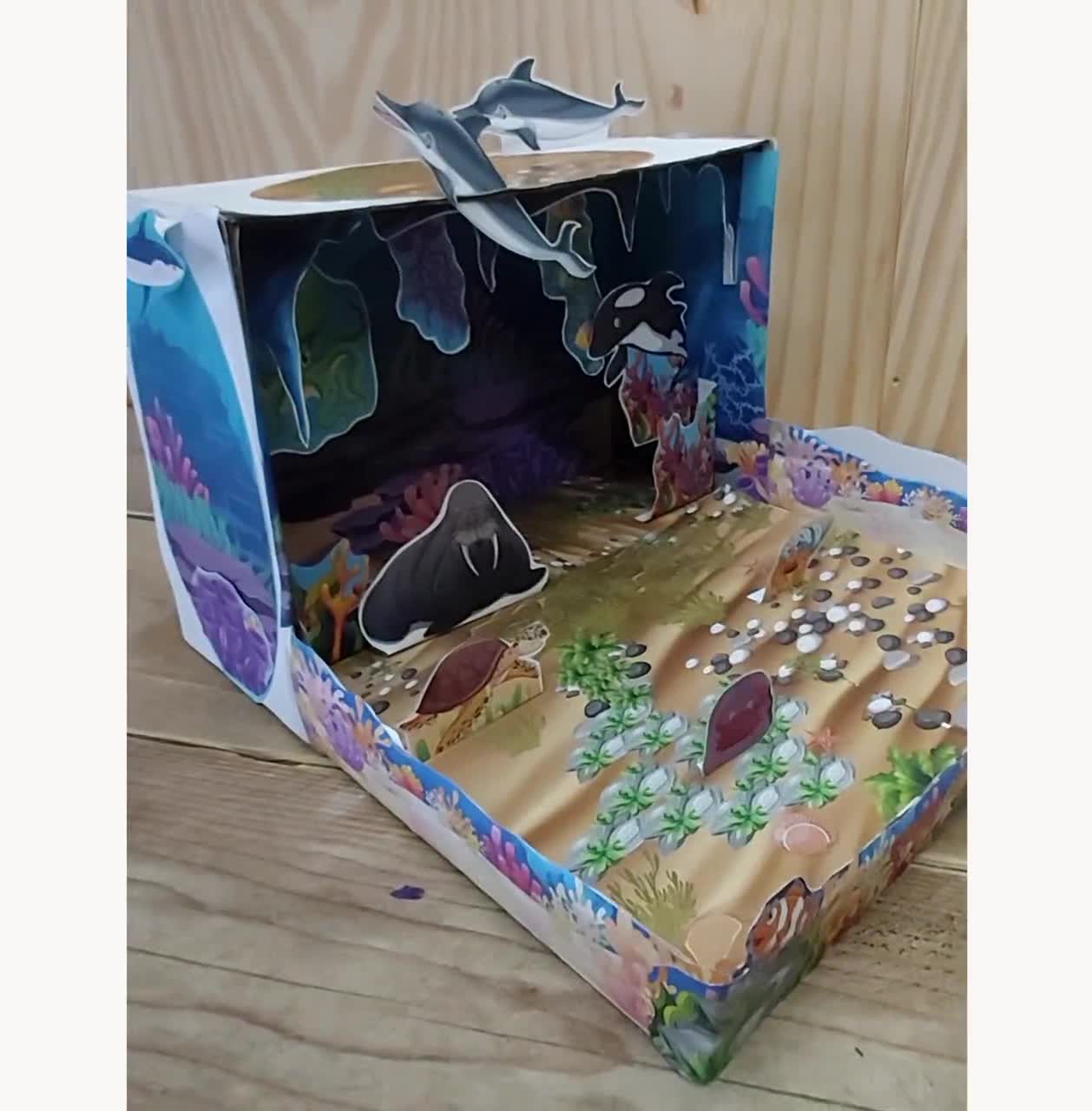 Ocean Floor Model Shoebox