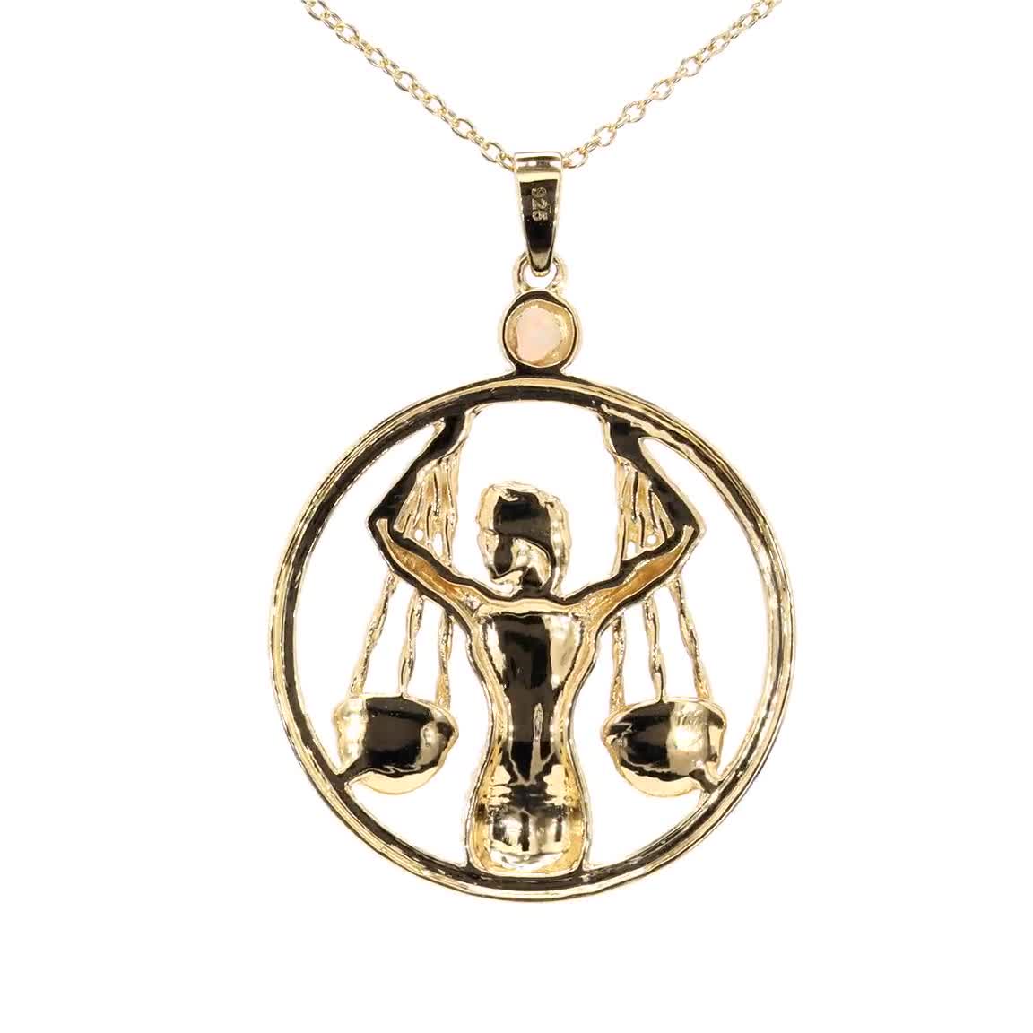 Libra scale pendant store