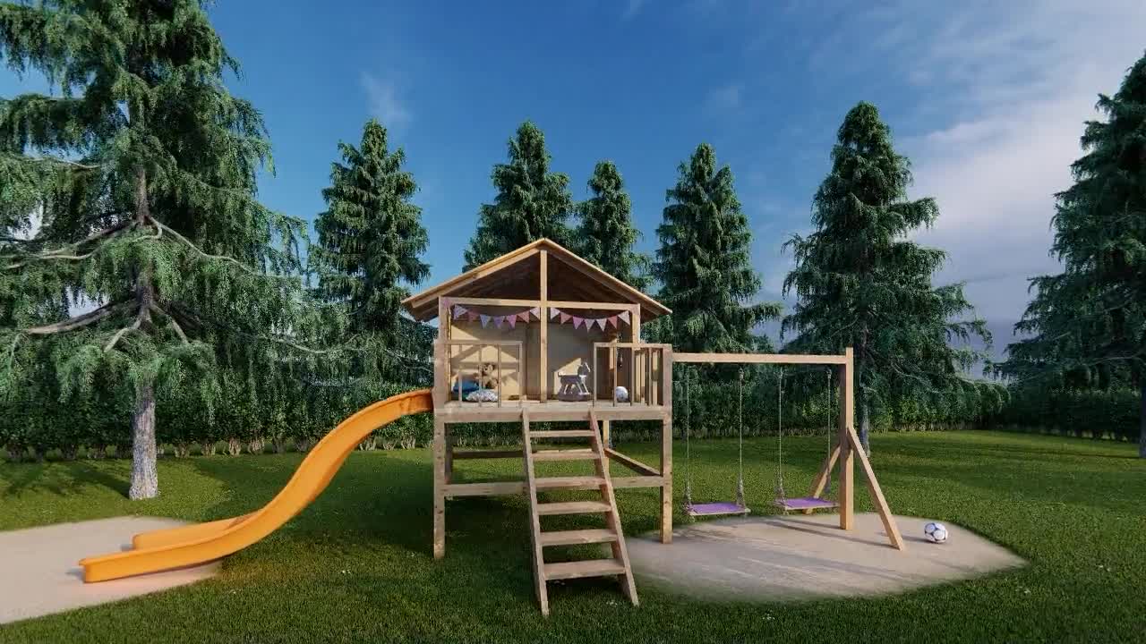 Playset Plans Outdoor Playset Plans | HowToSpecialist How To Build,