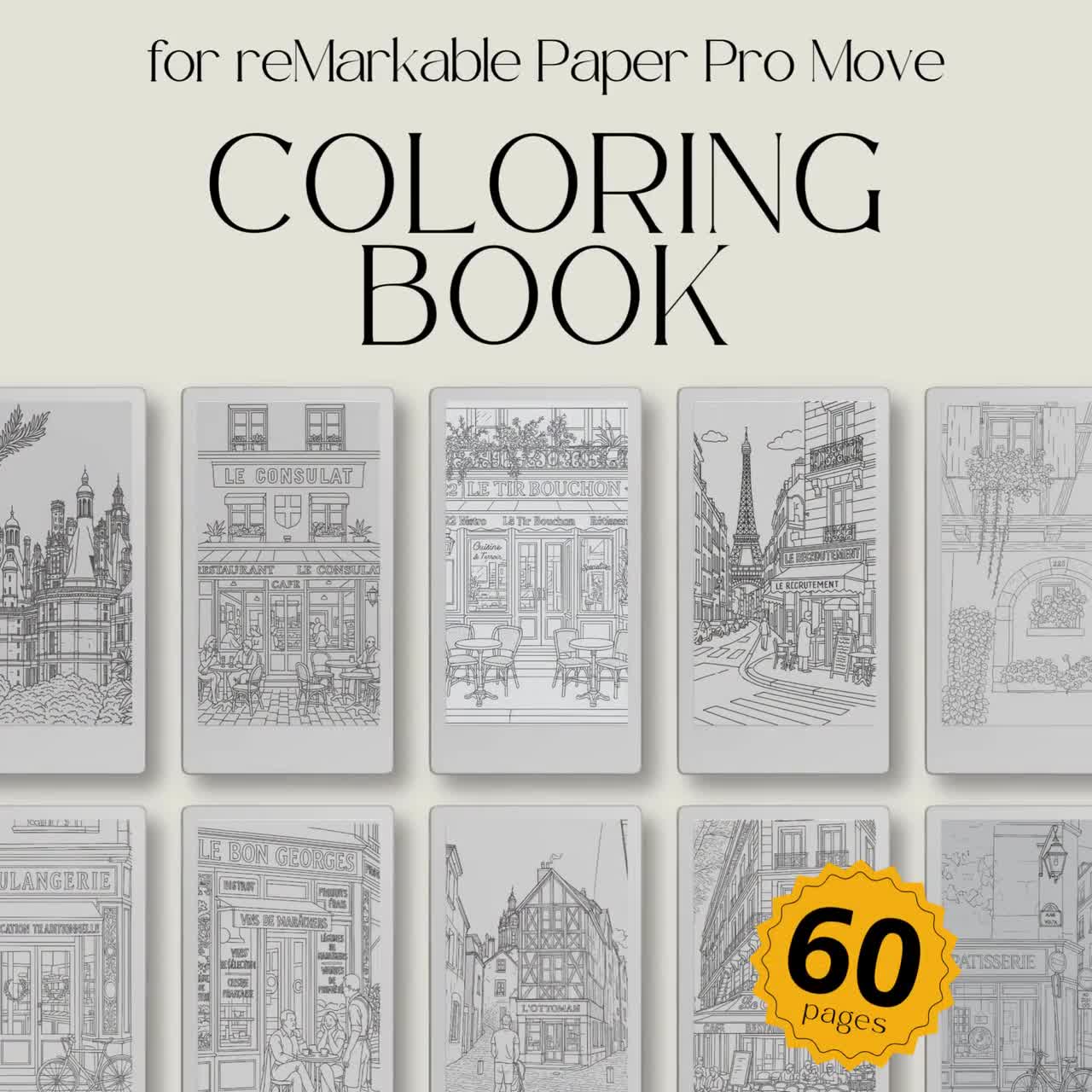coloring book france