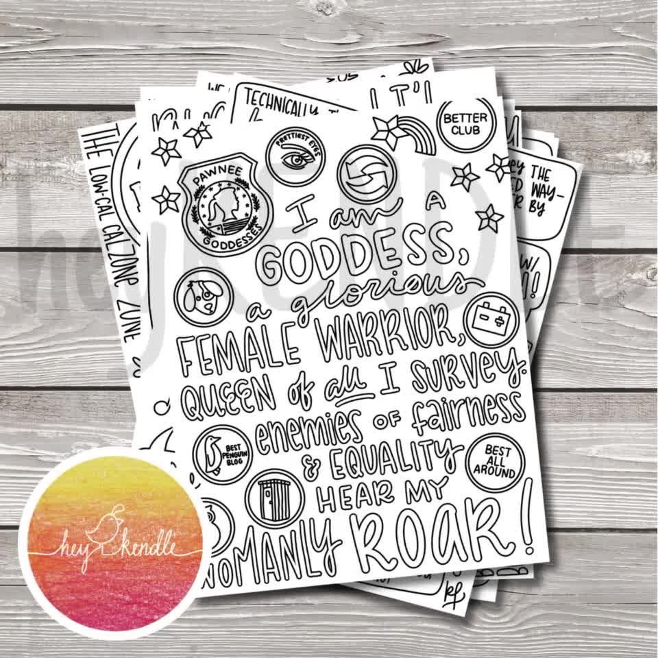 fairness coloring sheet