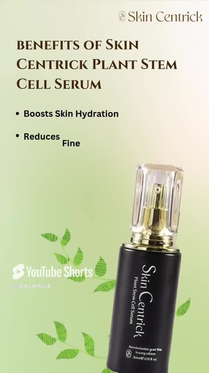 plant stem cell serum