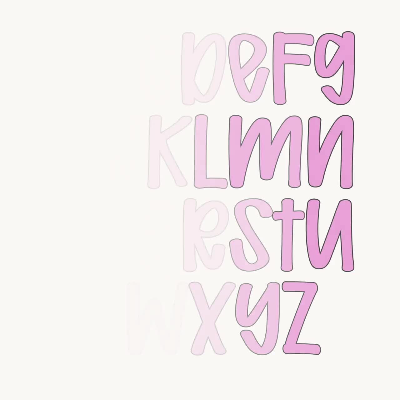 Preppy Lettering