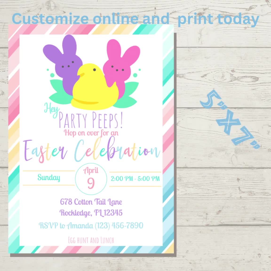 Easter Invitation Wording Cute Cute Spring Easter Egg Hunt Party