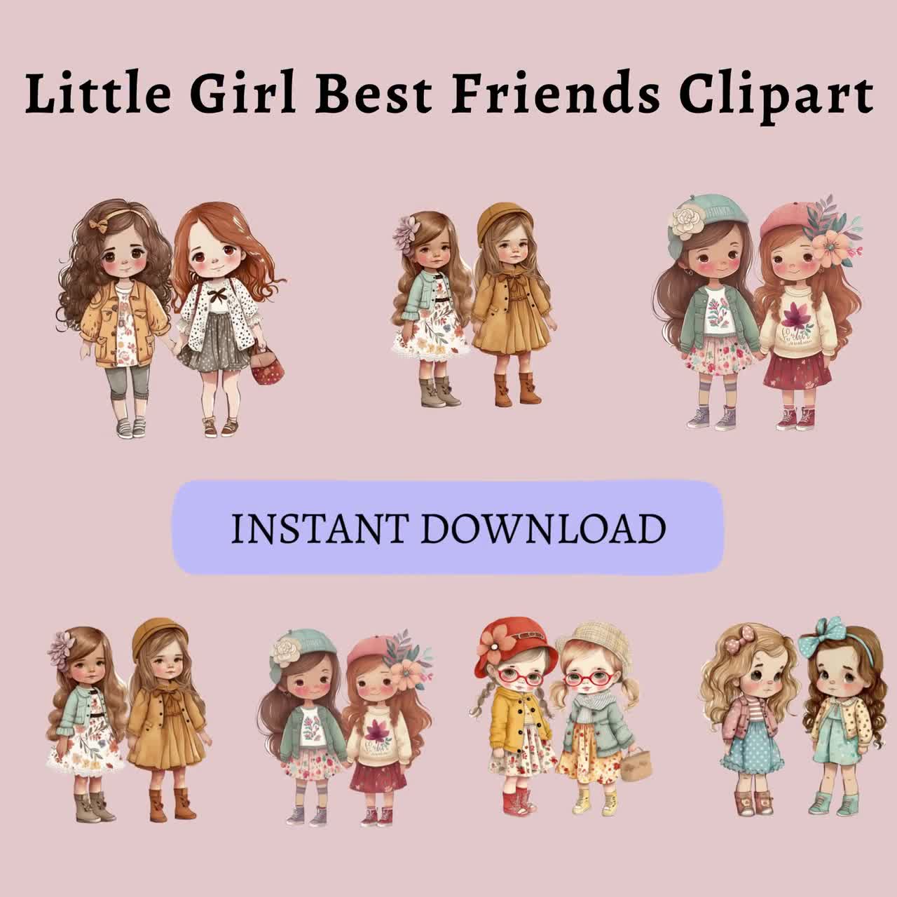 Clip Art Little Friends