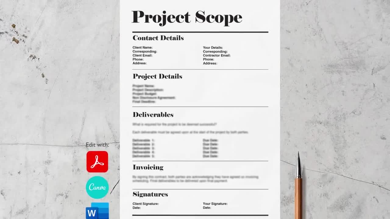 Scope Statement For Wedding