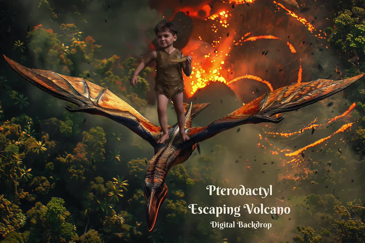 Vliegende Pterodactylen