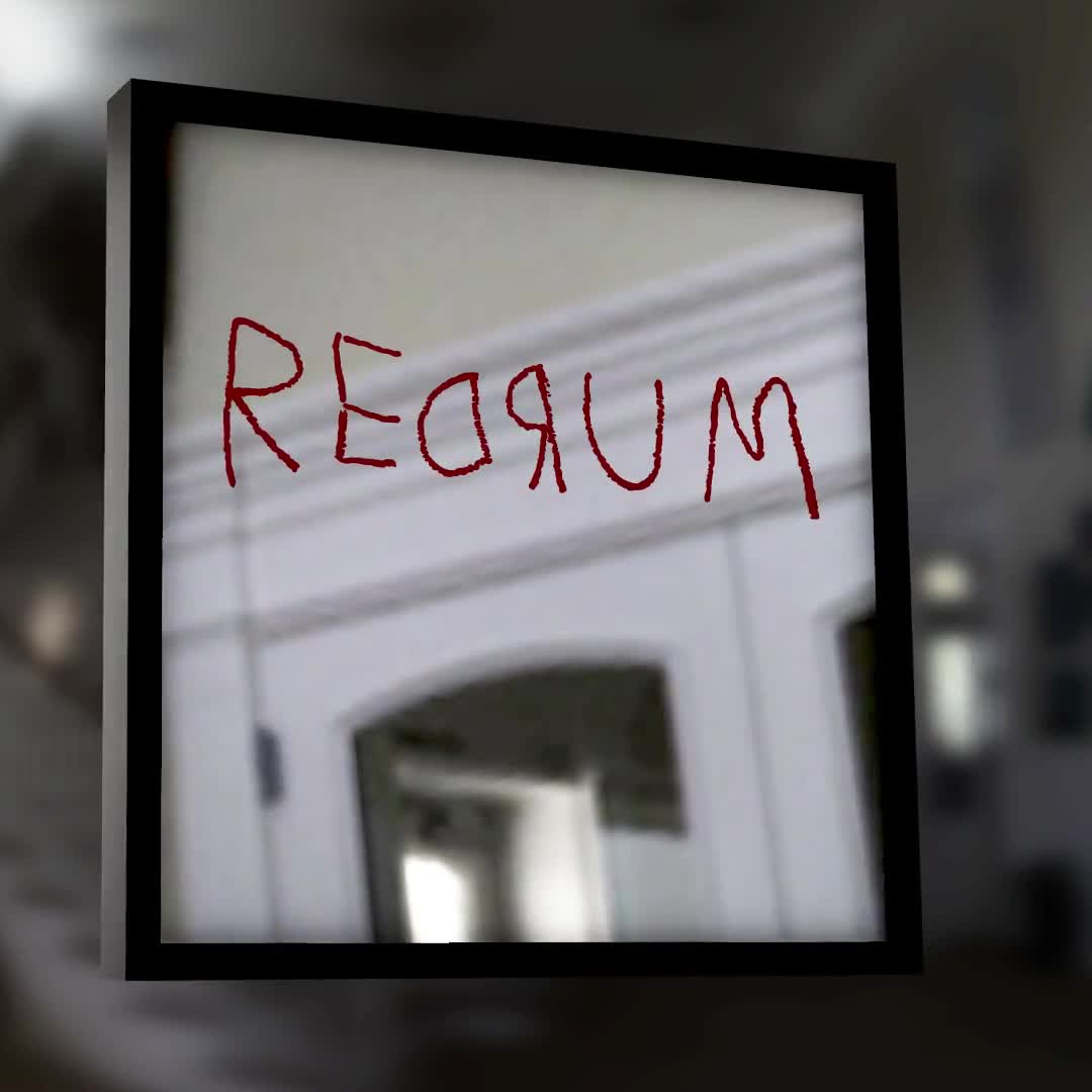 The Shining Redrum Mirror REDRUM 🪓 Jack Nicholson As Jack Torrance