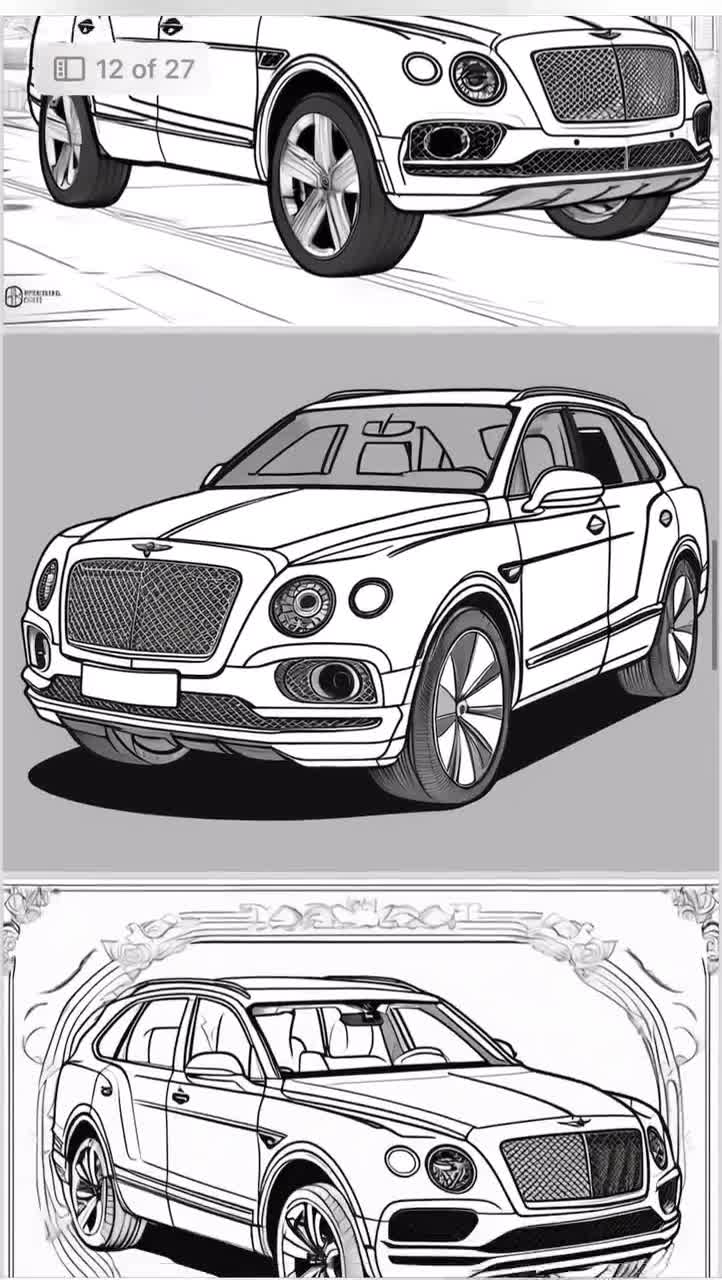 Bently Coloring Sheet Bentley Coloring Pages ColoringLib