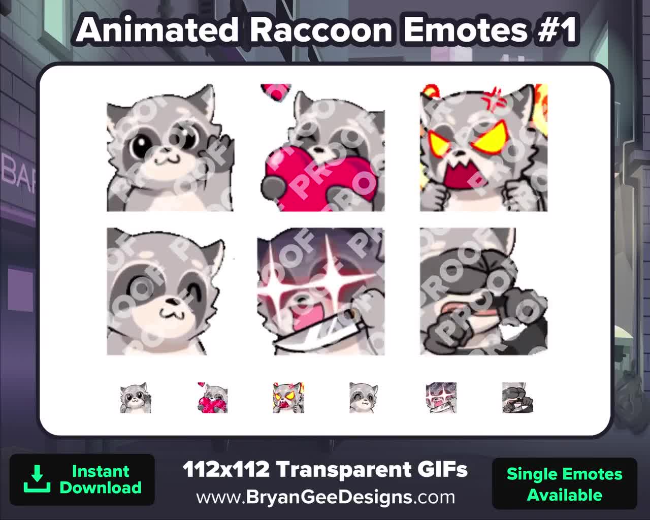 Evil Raccoon Hands Gif