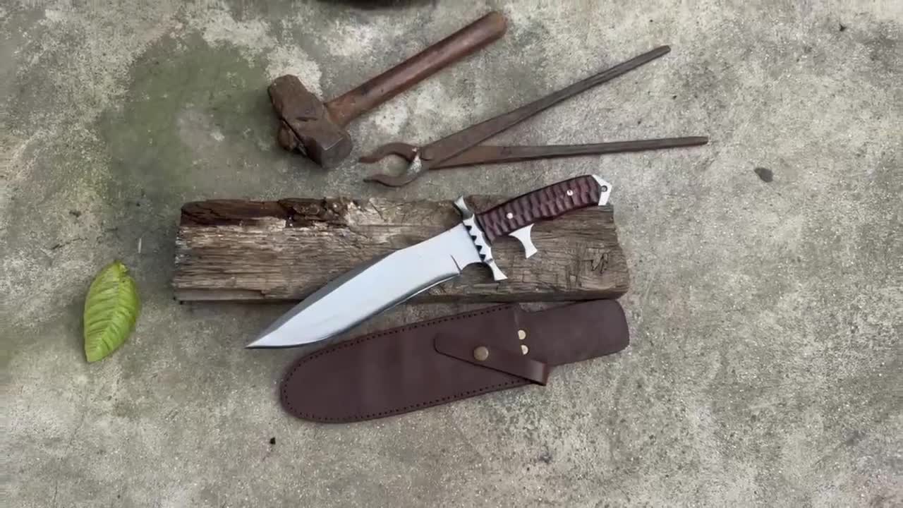 Couteau Rambo 5 Handmade Big Rambo Knife German Steel Hunting Knive