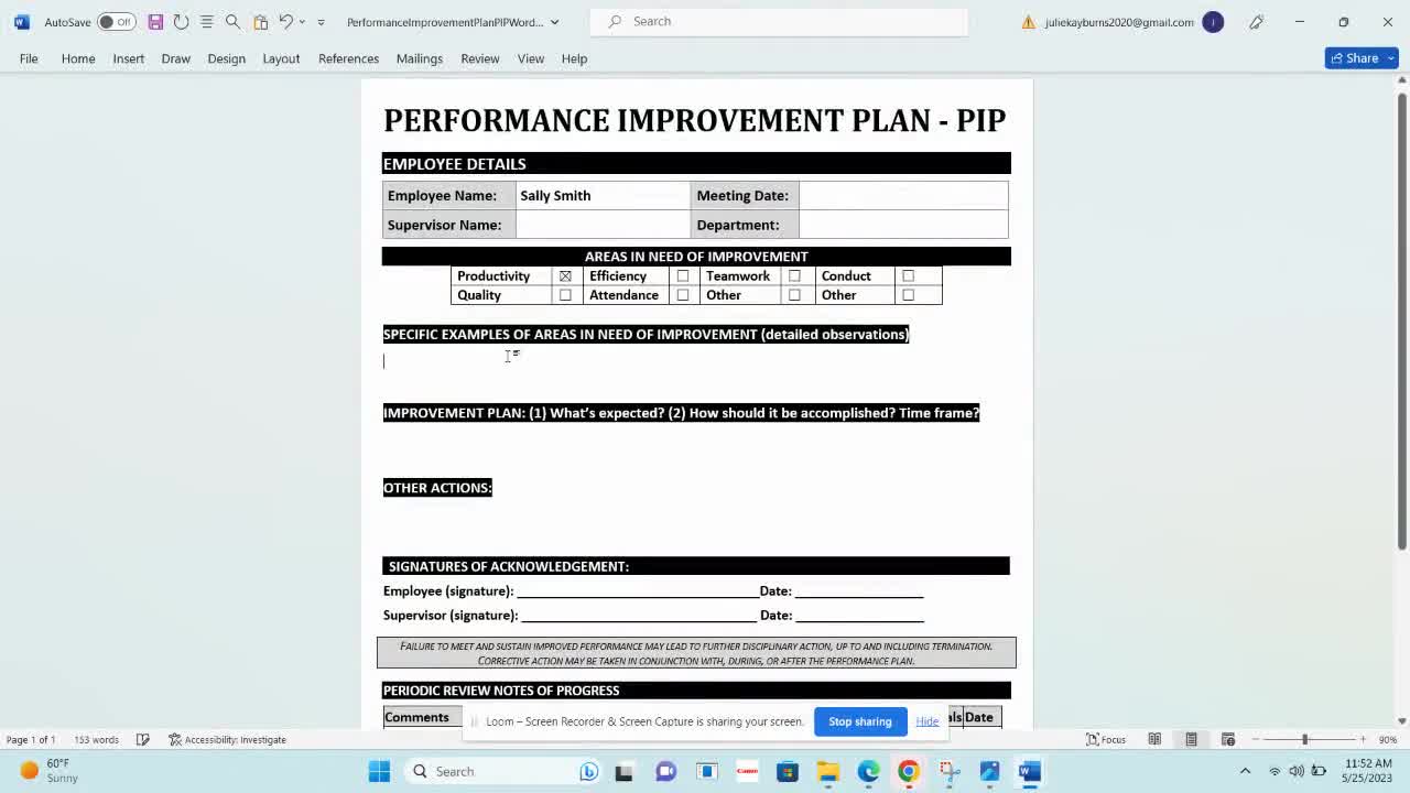 Performance Improvement Plan Templates Smartsheet, 41% OFF