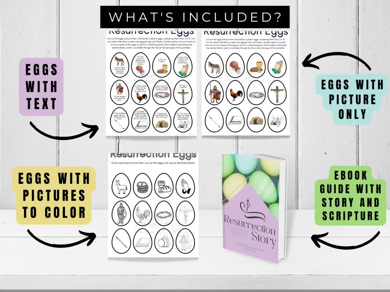 Resurrection Eggs Scriptures Printables Printable Easter Resurrection