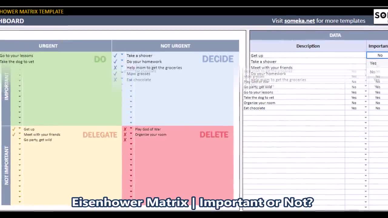 Eisenhower Matrix Pdf Download Free Productivity Tool