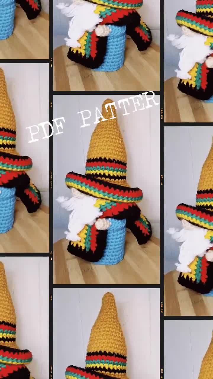 Tutorial Amigurumi Sombrero Broche Sombrero Hat Keychain Crochet