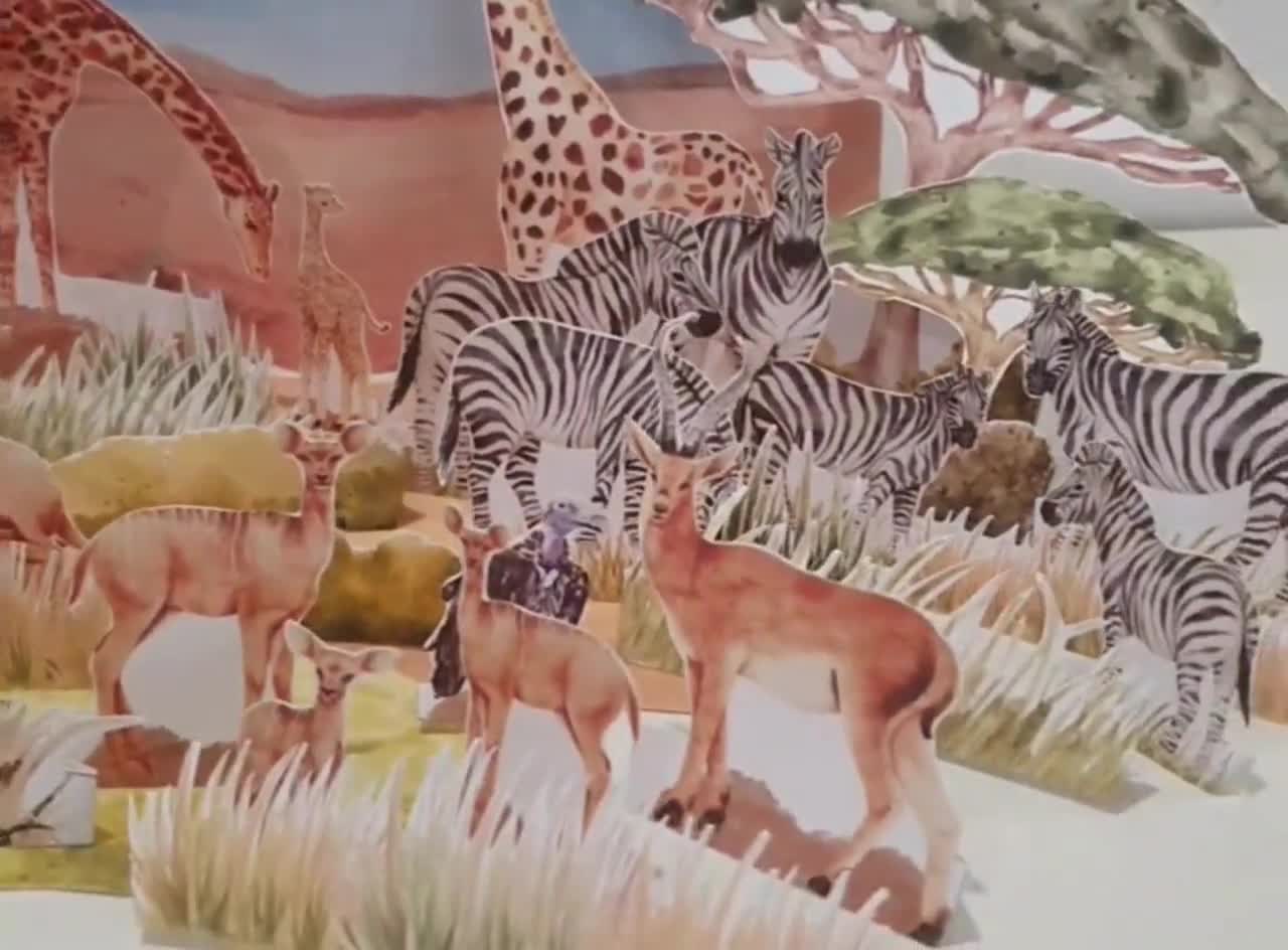African Savanna Diorama Background Pin On Summer Activities