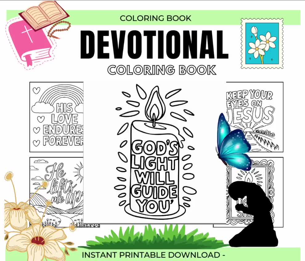 Devotional Coloring Pages