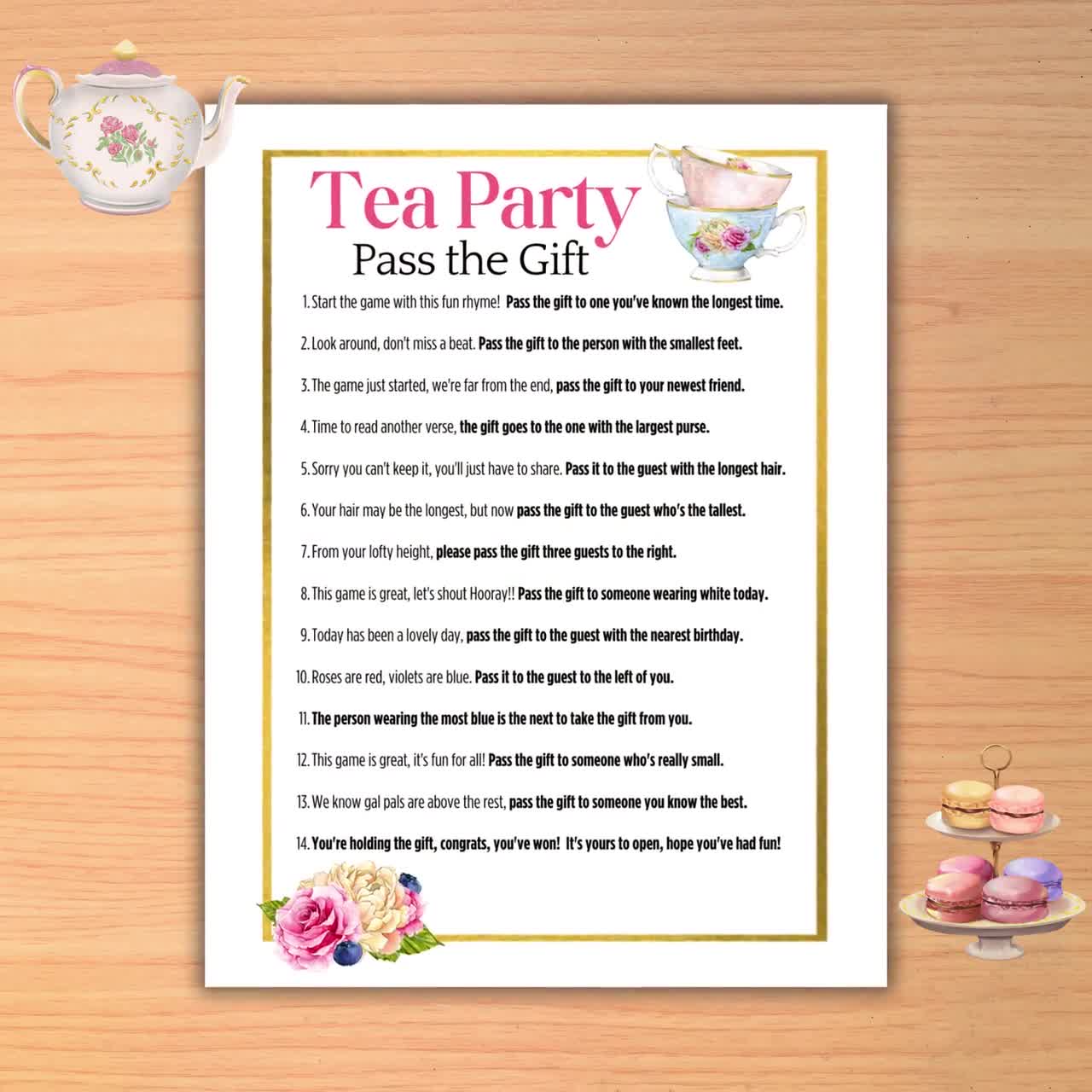 Church Tea Parties Poems My Cup Runneth Over A Tea Party On A Budget
