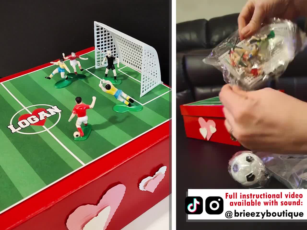 Soccer Valentine Box DIY Football Party Invitation | Fun365