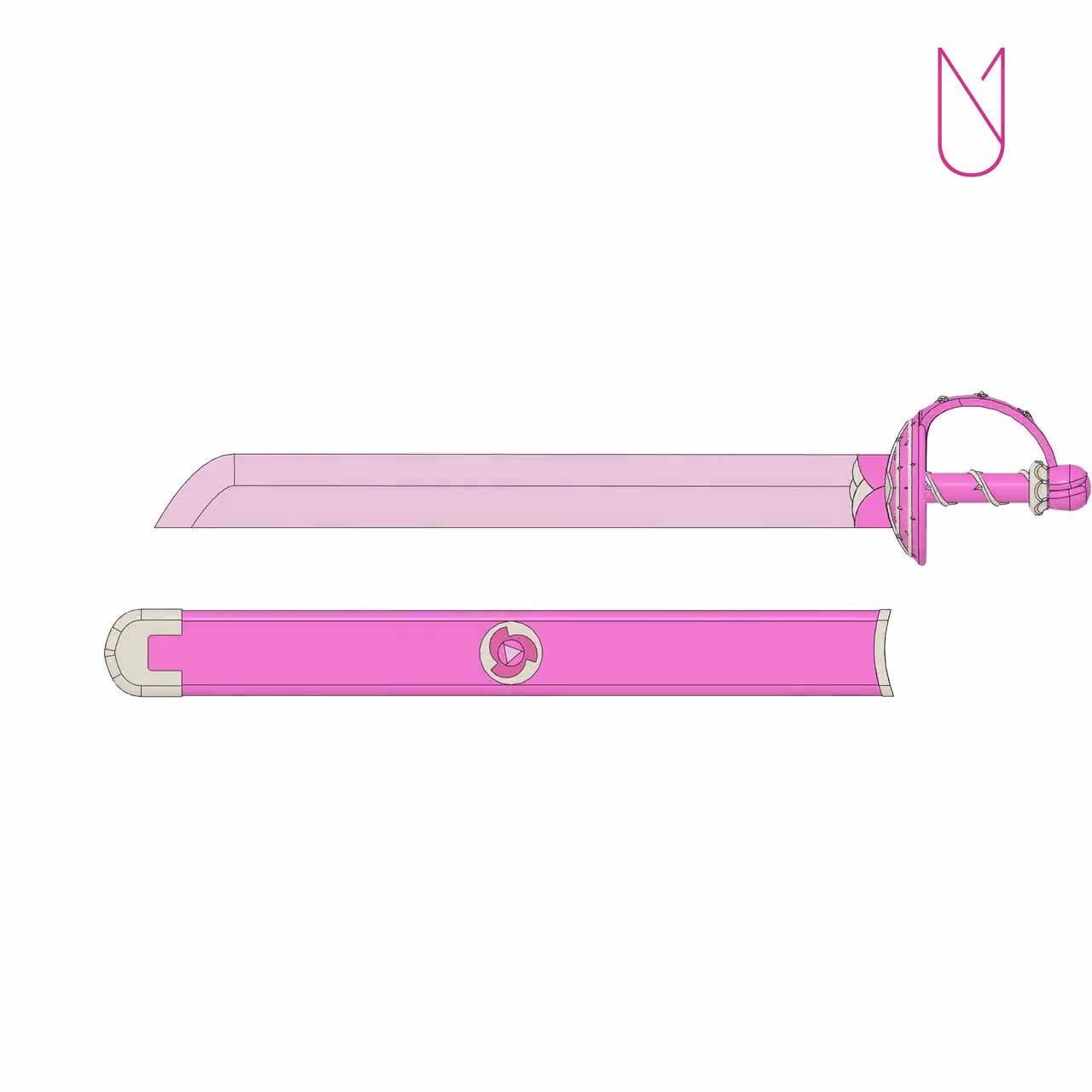 Rose Quartzs Scabbard By Rose Quartz's Sword Cosplay Replica