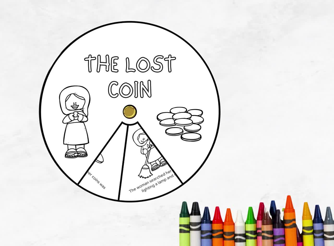 Parable Of The Lost Coin Bing Imagens Sunday School Coloring Pages