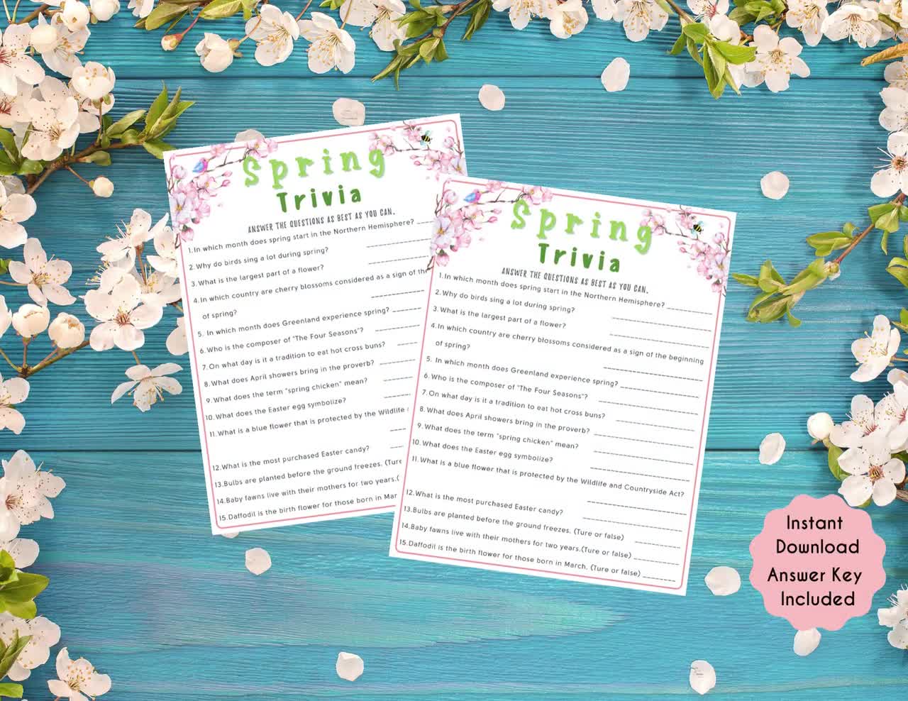 Spring Trivia Questions And Answers Pdf 301 Bible Trivia Questions