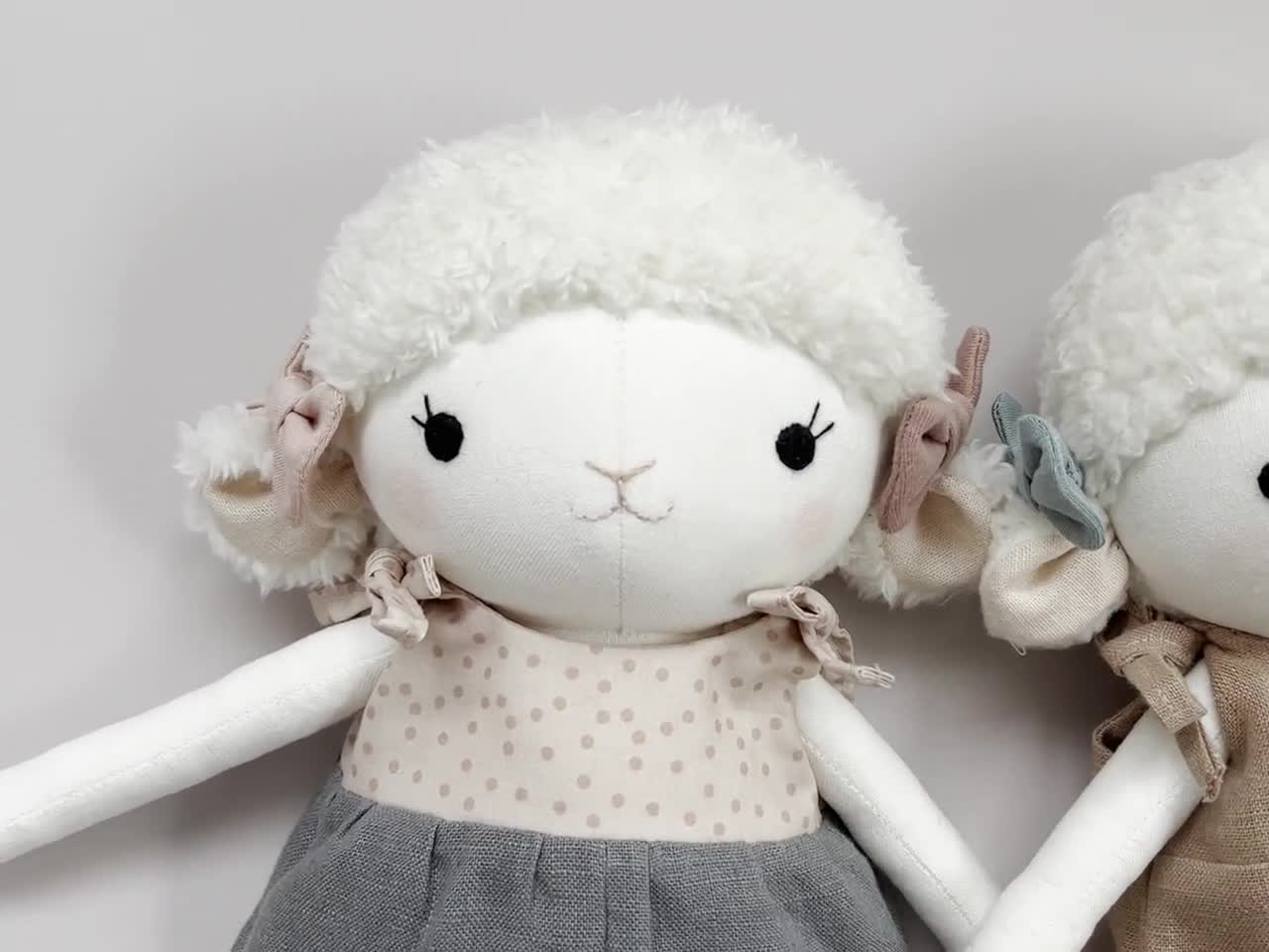 Lamb Sewing Pattern Sheep Pattern Sewing PDF / Plush Lamb Tutorial
