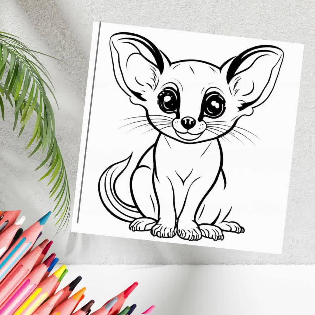 sugar glider coloring book