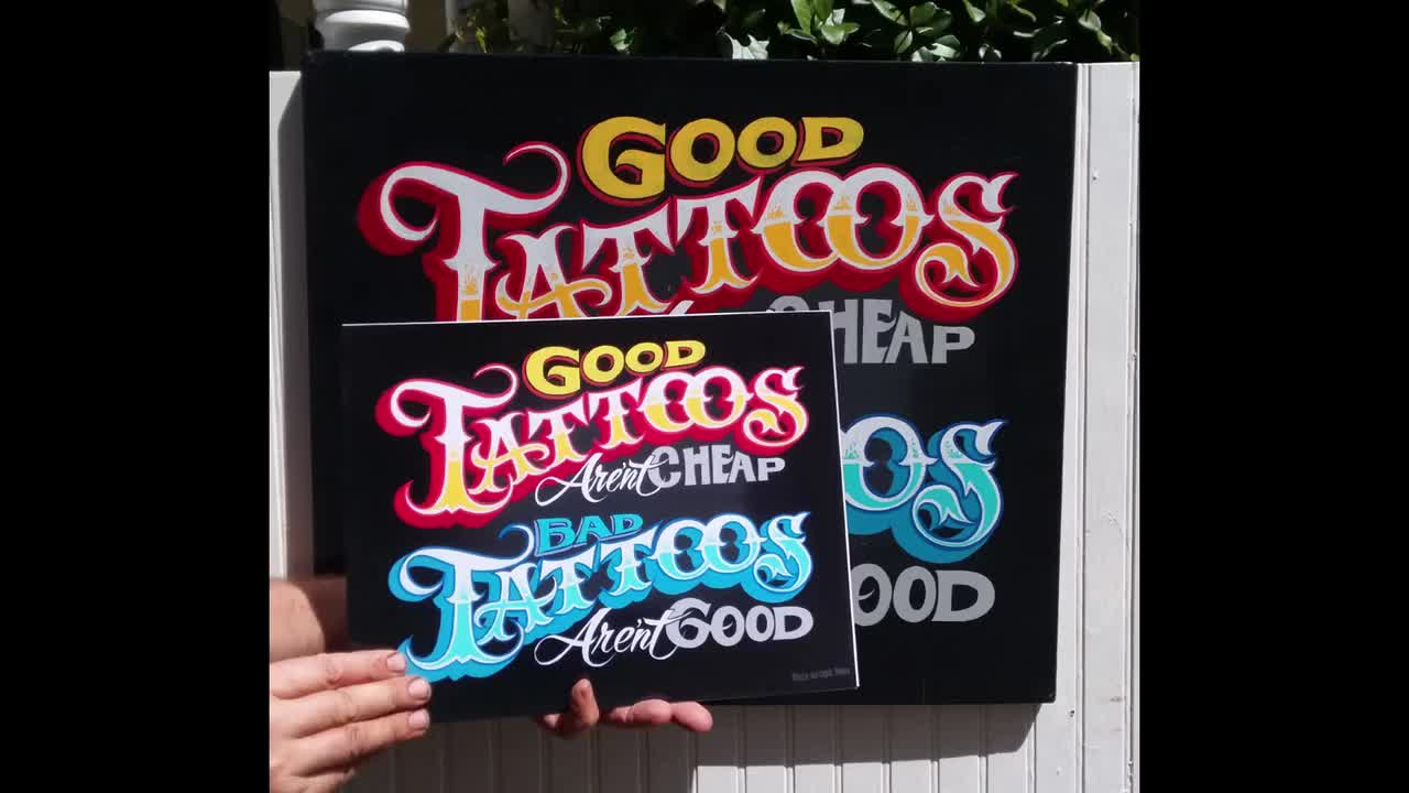 Tattoo Shop Signs