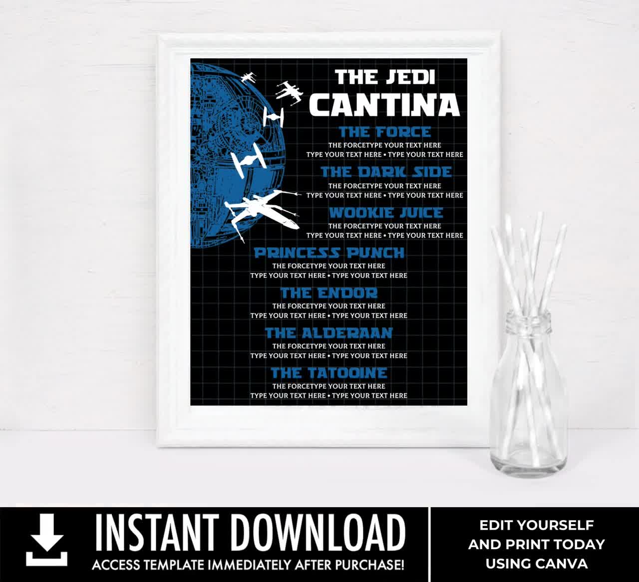 Star Wars Menu Template Past Events From April 12 – May 31 • Page