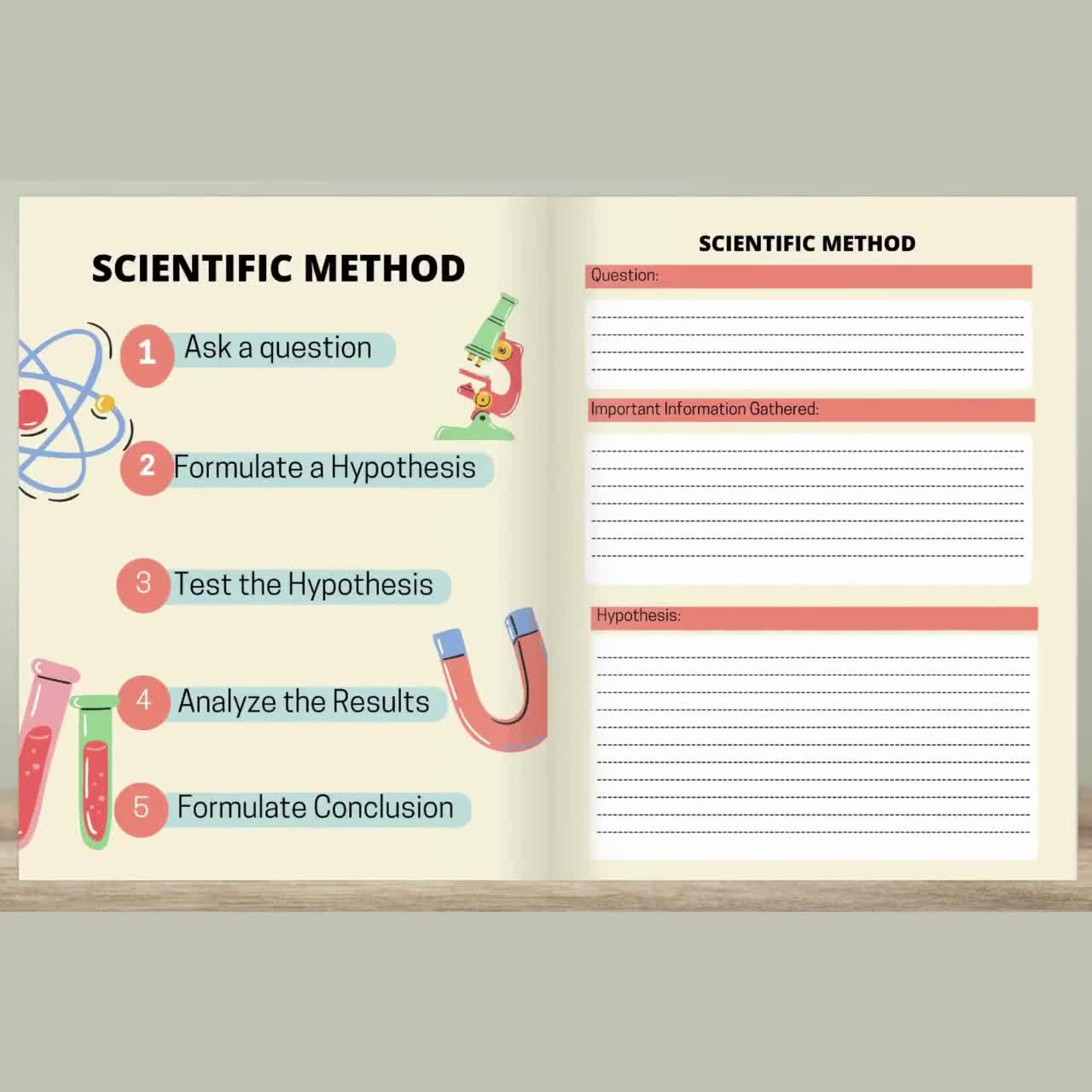 Hoja De Trabajo De Métodos Científicos