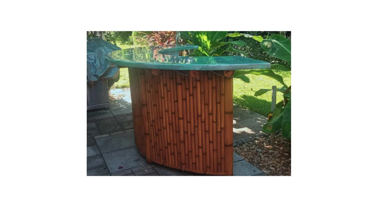 Round Tiki Bar Plans