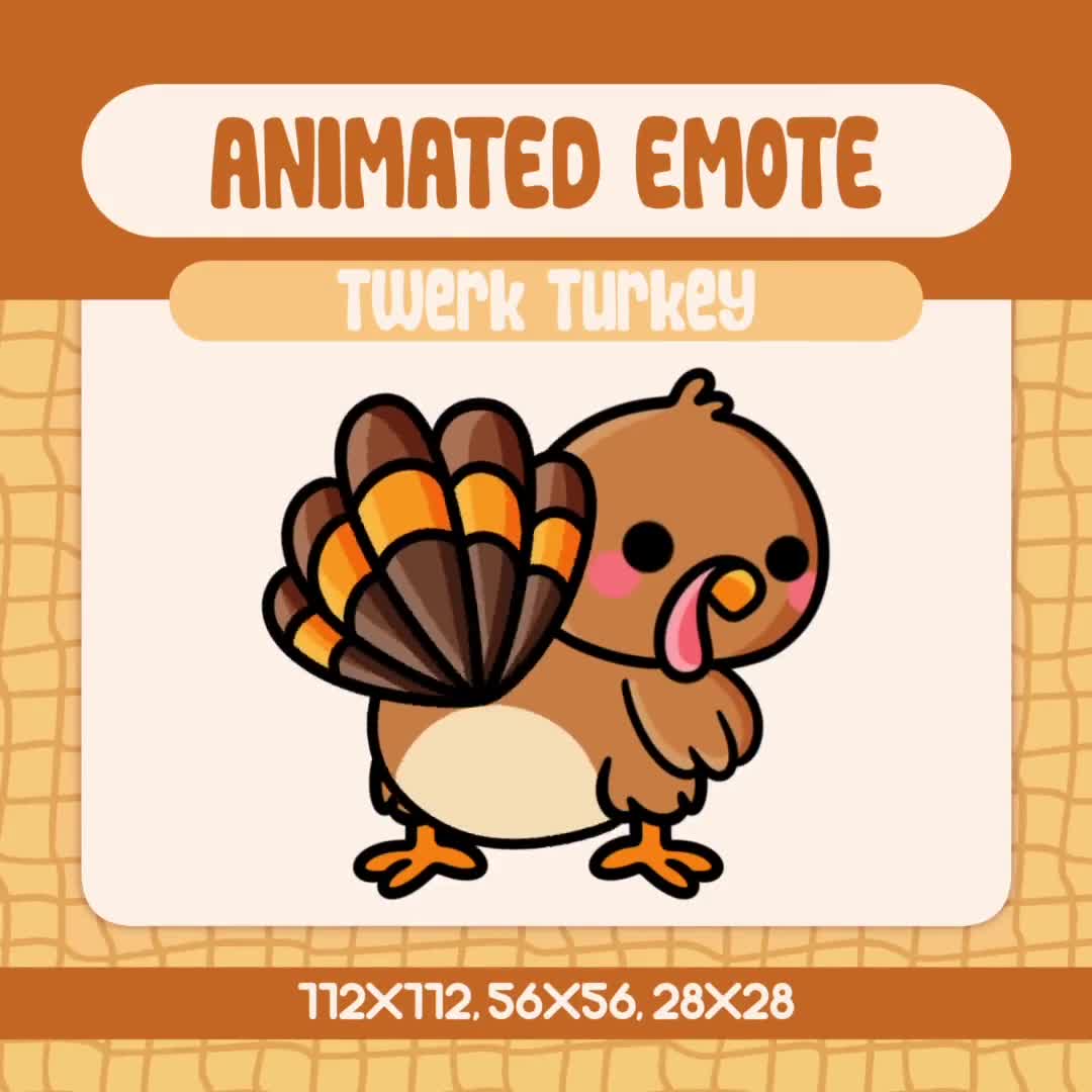 Animated Dancing Thanksgiving Turkeys