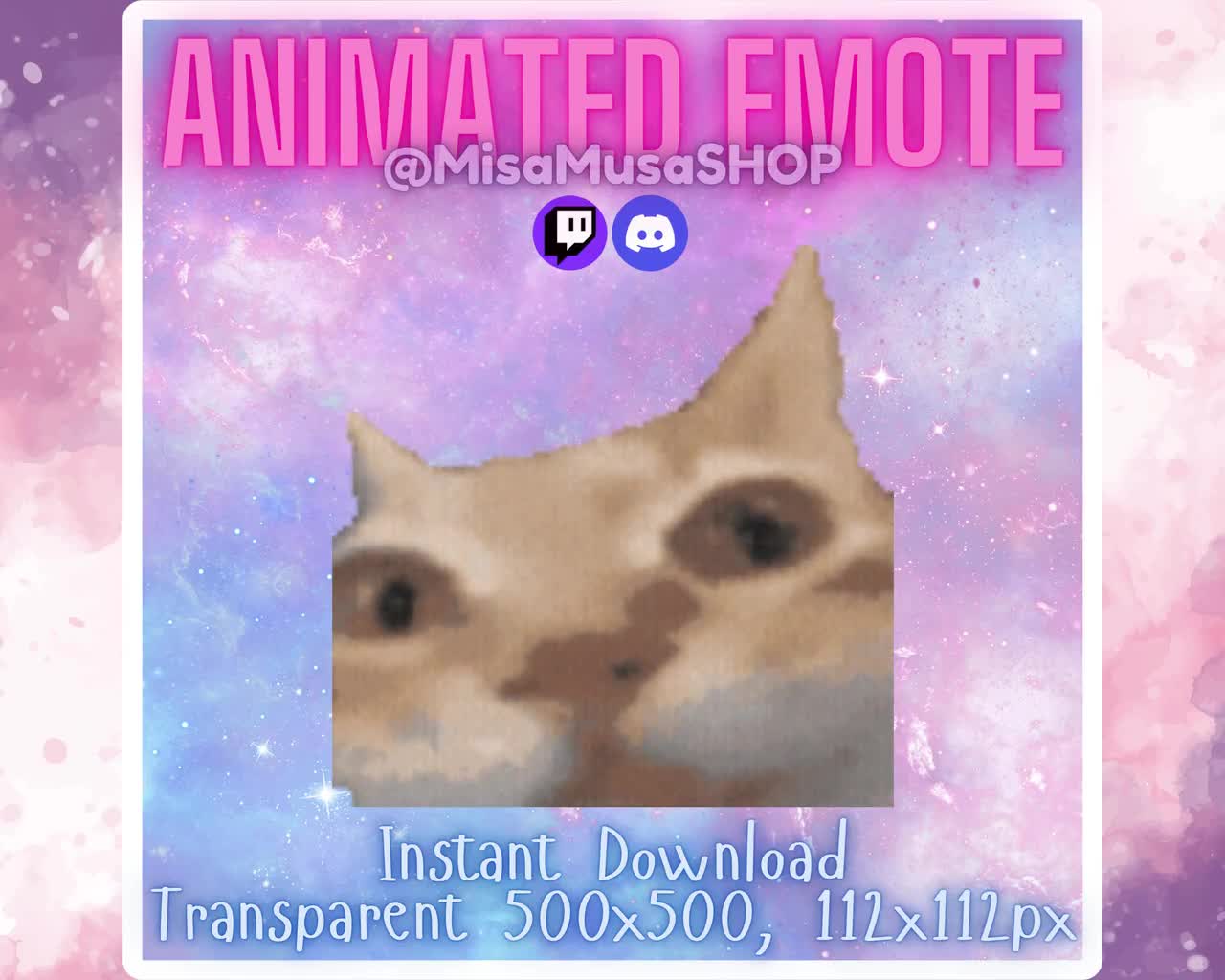 Geschokte Kat Geanimeerde Gif