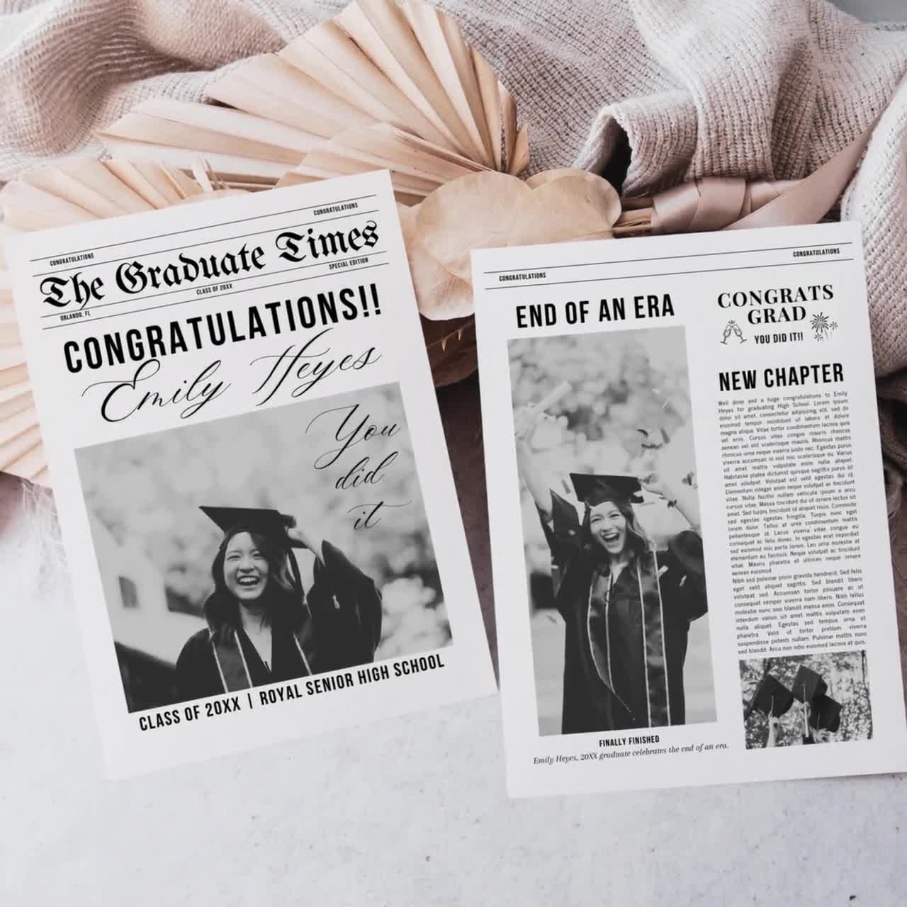 Graduation High School Papers