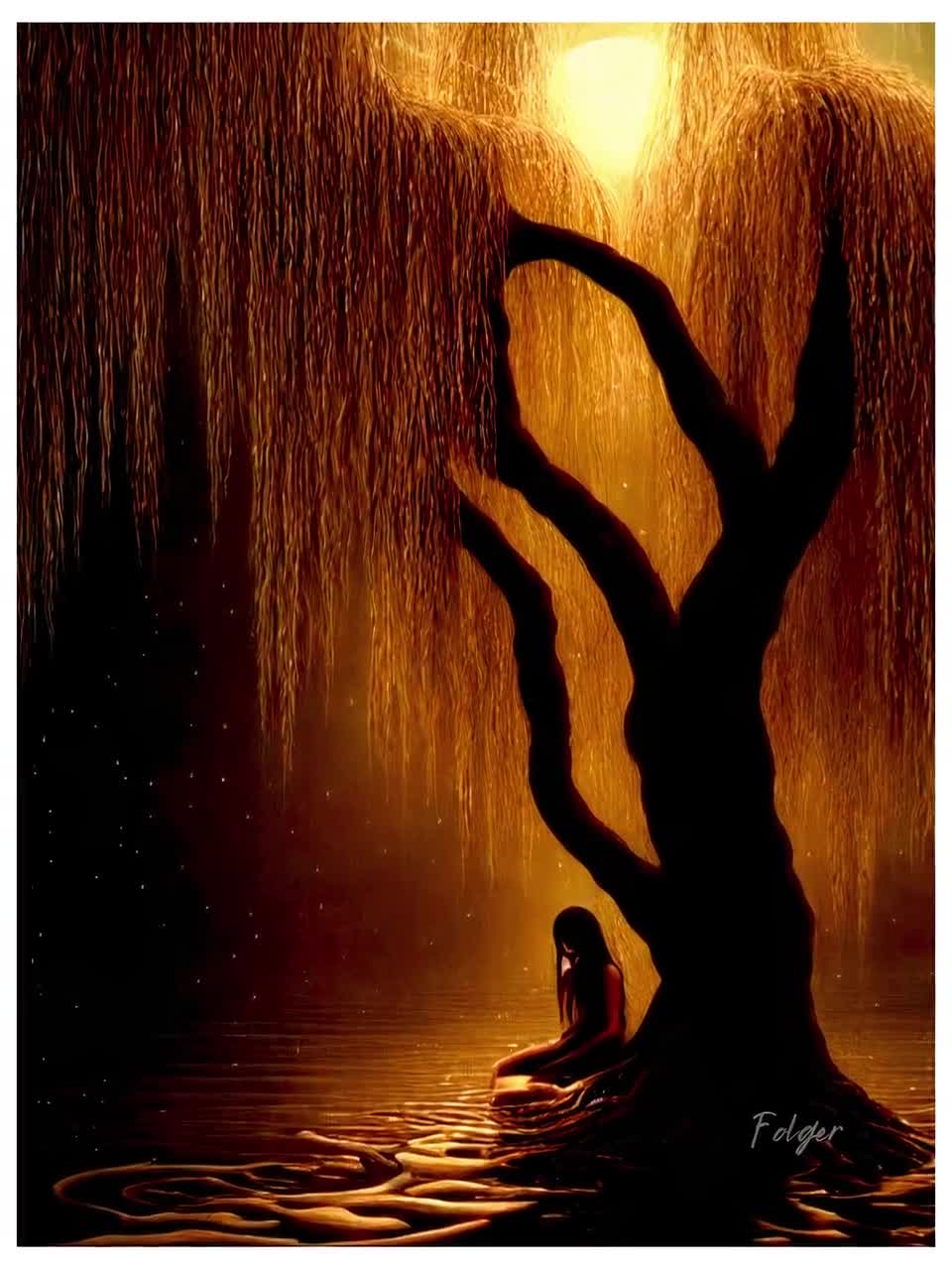 Willow Tree Art Abstract
