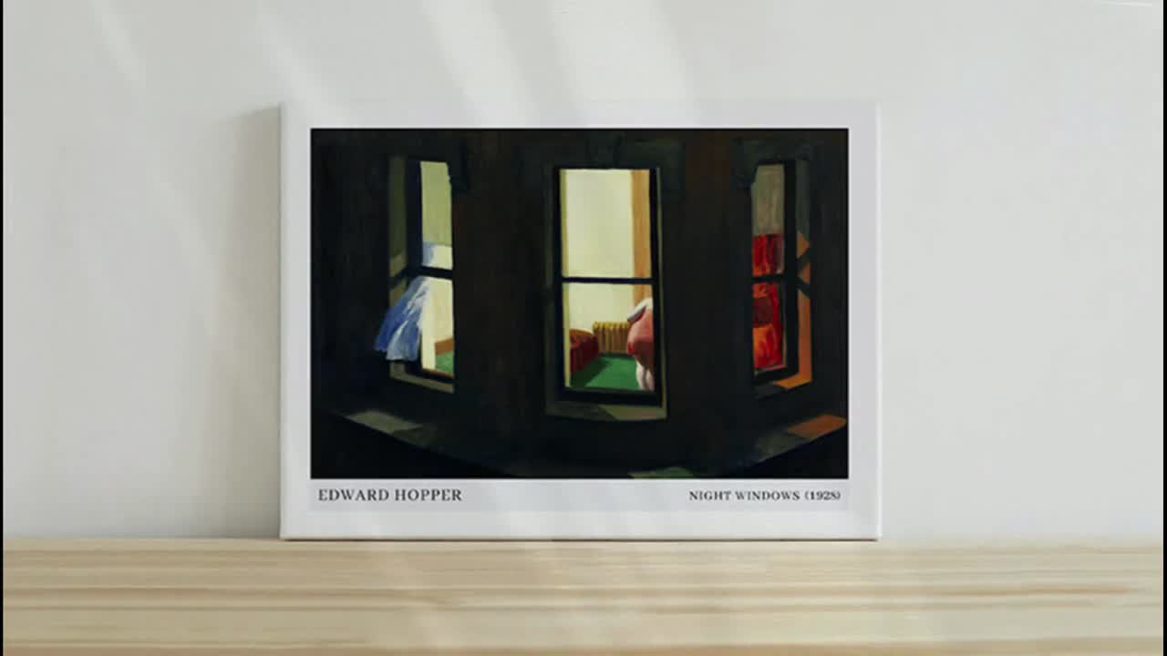Edward Hopper Night Windows Edward Hopper's New York (Whitney Museum)